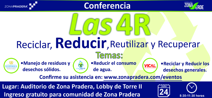 ¨Las 4R: Reciclar, Reducir, Reutilizar y Recuperar¨ – Zona Pradera